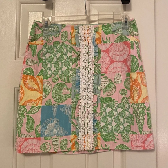 Lilly Pulitzer | Skirts | Lilly Pulitzer Originals Seashell Mini Skirt ...
